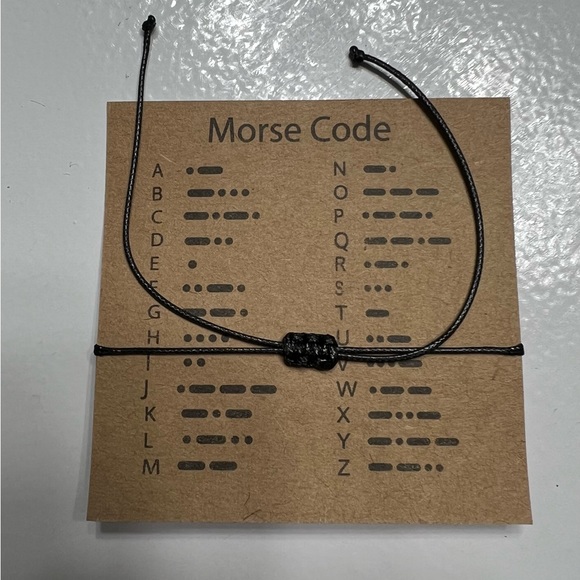 Jewelry | Never Give Up Handmade Morse Code Bracelets | Poshmark
